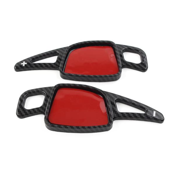 商品名:  Newsmarts Carbon Fiber Black Steering Wheel Paddle Shifter Extension, Aluminum Steering Wheel Shift Blade For Audi...