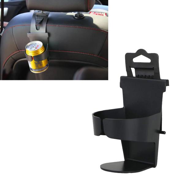 商品名: Sodcay 車用カップホルダードリンクホルダー ヘッドレスト背もたれサスペンションタイプカップホルダー 車用ユニバーサルプラスチックカップホルダー ウォーターカップ/コーヒータンブラー/ドリンクボトル/マグ用 1個パック (ブラ...