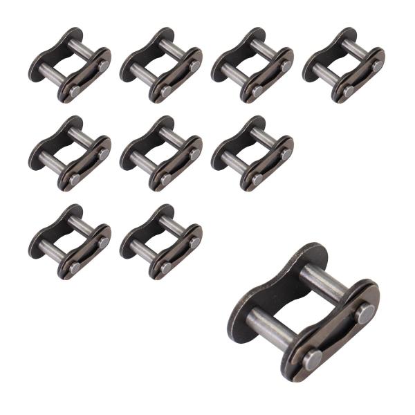 商品名: Yonput #415 チェーンマスターリンクローラー スチール合金 高耐久 ローラーチェーンコネクタリンク 自転車 ミニカーティングピット ATVスクーター用 ブラック 10個 Yonput 10 PCS #415 Chain ...