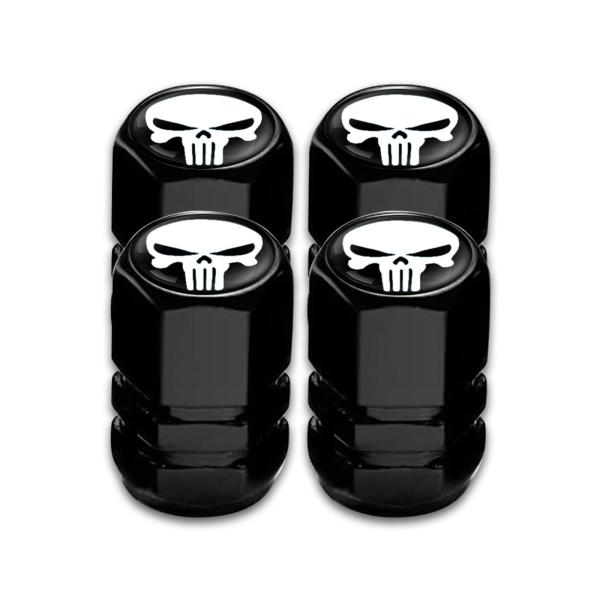 商品名:  TimNas 4 PCS Skull Car Wheel Tire Valve Stem Cap, Metal Tire Dust Valve Sealing Covers, Universal Tire Decorative ...