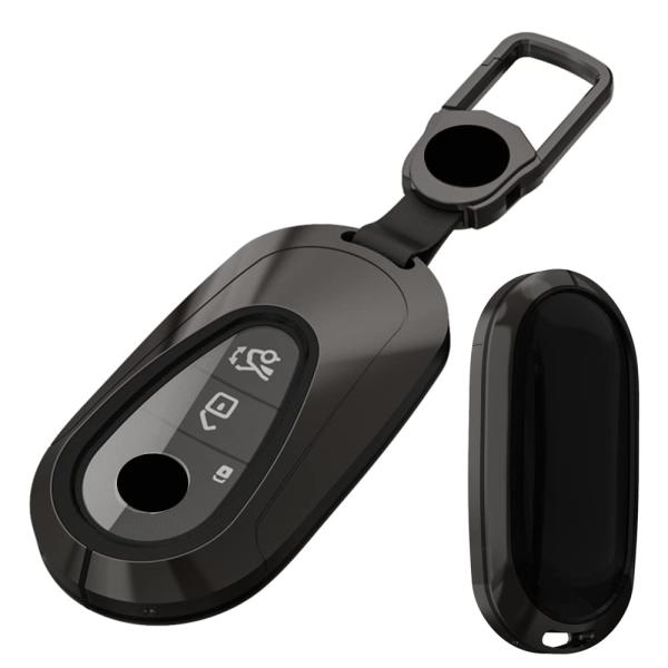 商品名:  K LAKEY Alloy Metal Key Fob Cover,Compatible with Benz S-Class G-Class E-Class 2020-2022 Remote Keyless Entre Key ...