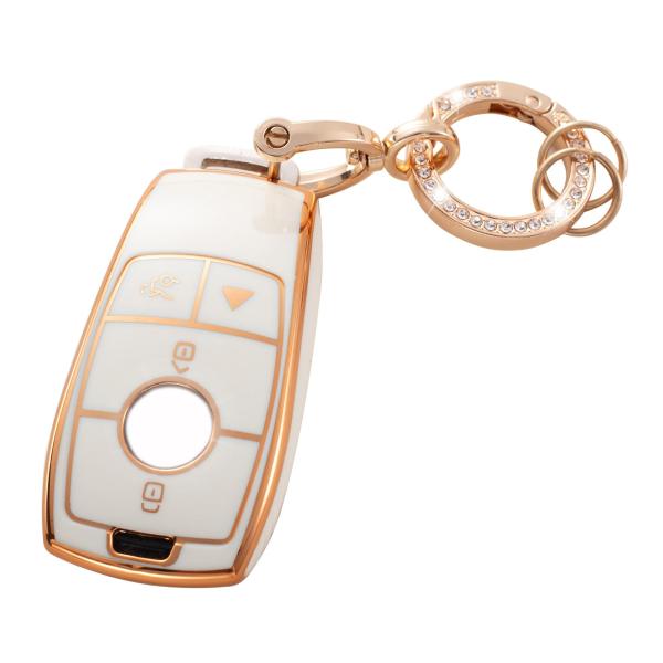 商品名:  RUABIBAN for Mercedes Benz Key Fob Cover, Soft TPU Key Case Protection Fit for A-Class C-Class G-Class 2017-2020 E...