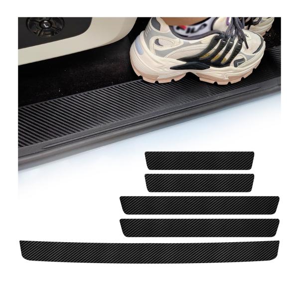 商品名:  Car Door Edge Guards Carbon Fiber Car Door Sills Profector Stickers Anti-Scratch and Waterproof Bumper Decoration ...