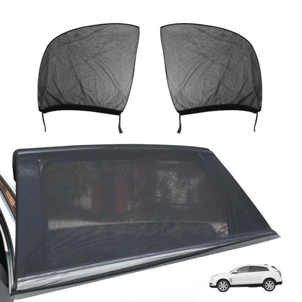 商品名: Miytsya 2ピース カーウィンドウシェード 通気性メッシュサイドカーウィンドウサンシェード UV保護 ドライバーファミリーペット ほとんどの車にフィット (ORVリアウィンドウ) Miytsya 2 PCS Car Wind...