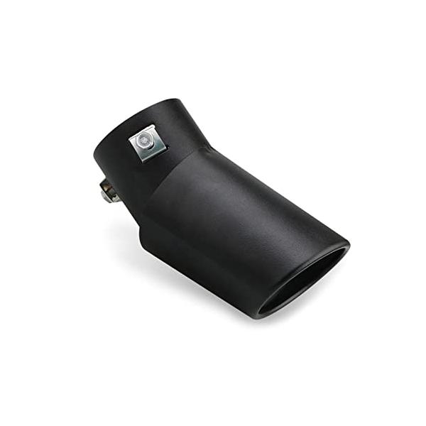 商品名: Miytsya 車用エキゾーストチップ 1個 2.5インチ インレット 3.35インチ コンセント 全長5.5インチ ステンレススチール製エキゾーストチップ ユニバーサルクロームポリッシュテールパイプチップ マフラーチップパイプ ...