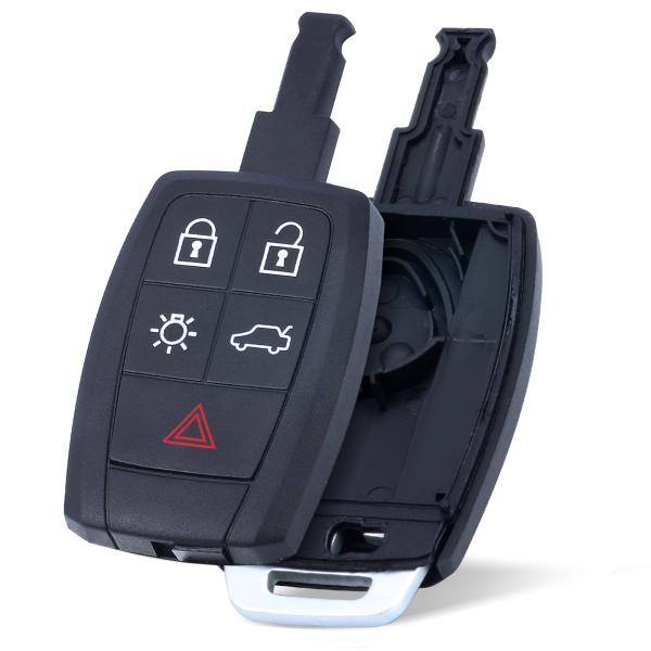商品名: Keymall キーレスエントリーキーシェルケース 交換用 ボルボ C70 C30 S40 V50 5ボタン KR55WK49259 キーケース Keymall Keyless Entry Key Shell Case Repla...