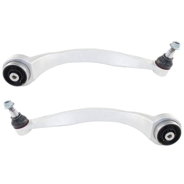 商品名: Bison Performance フロント左 LH&amp;右右 RH 下部 リアフォージド アルミニウム サスペンションコントロールアームとボールジョイントアセンブリ ペア (2ピース) Audi A8 Quattro 201...