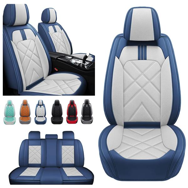 商品名:  ROBECCHI Car Seat Covers Fit for Volkswagen Golf SportWagen 2015-2019 5 Seat Car Seat Cover,No-Slip Waterproof Bre...