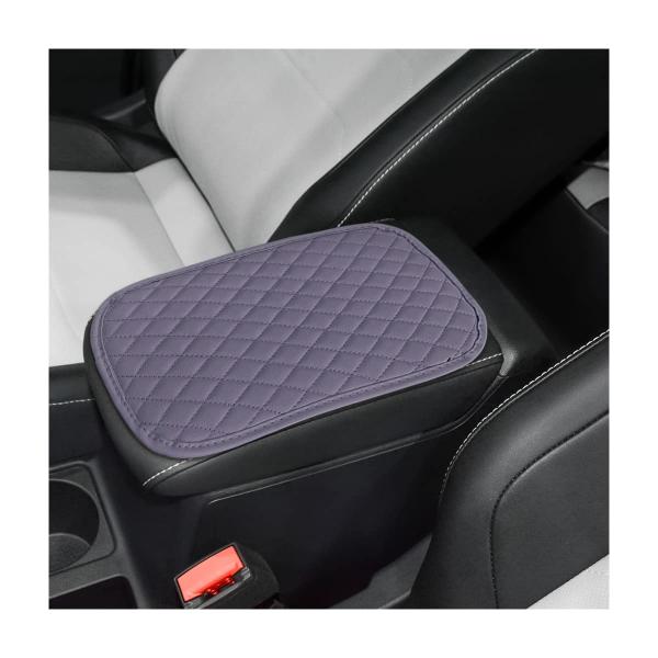 商品名: 8sanlione 自動車センターコンソールパッド PUレザー カーセンターコンソールボックスクッション 滑り止め ソフトアームレストシートボックスカバー 防水車両アームレストプロテクター SUVトラック用カーアクセサリー (パー...