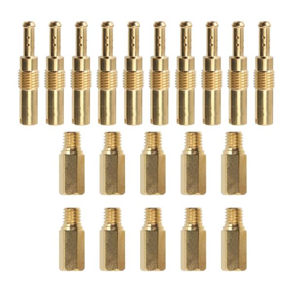 商品名:  10Pcs Carburetor Main Jet kit Slow Pilot Jet for PWK Keihin OKO CVK PWM 710412963090 Model_TRD-RST-3829ブランド: Gener...