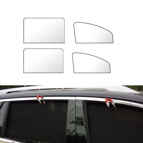 商品名: TRNOI カーウィンドウシェード 車ウィンドウシェード サイドウィンドウ用 紫外線 熱から保護 - 車用ウィンドウサンブロッカー (4パック) TRNOI Car Window Shade Car Window Shades f...