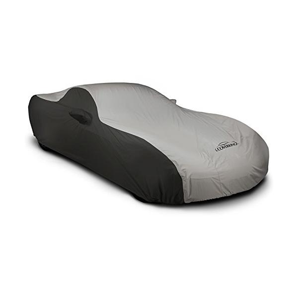 商品名: Coverking カスタムフィット エクステリア カーカバー フォルクスワーゲン ID.4 モデル車両用 : ストームプルーフ生地、ブラックのサイドとグレーのセンター。 Coverking Custom Fit Exterior...