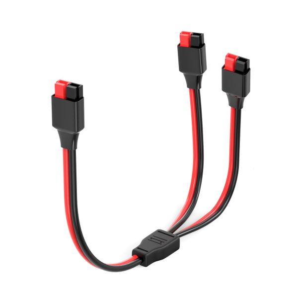 商品名: ELFCULB Anderson Yスプリッターケーブル ソーラー充電スプリッタケーブル ソーラーパネル延長ケーブル ソーラー発電機発電所用 (2フィート) ELFCULB Anderson Y Splitter Cable,14...