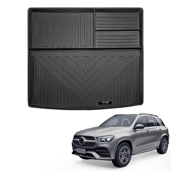 商品名:  Yonugli Custom Fit All Weather Cargo Liner Compatible for 2020 2021 2022 2023 2024 Mercedes-Benz GLE Trunk Mats 5 ...