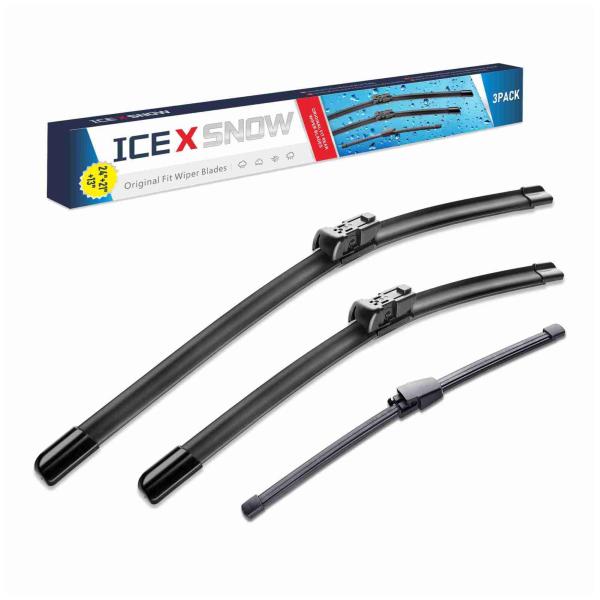 商品名:  IceXsonw 3 Wipers Windshield Wiper Blades Replacment for Volkswagen VW Tiguan 2017 2016 2015 2014 2013 2012 2011 2...