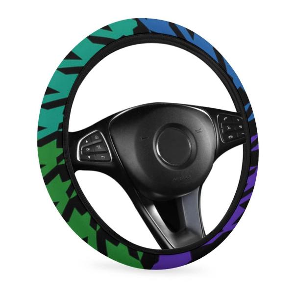 商品名:  Personality Steering Wheel Cover Car Accessories for Women Men Universal Neoprene Auto Interior Decor Anti Slip Ca...