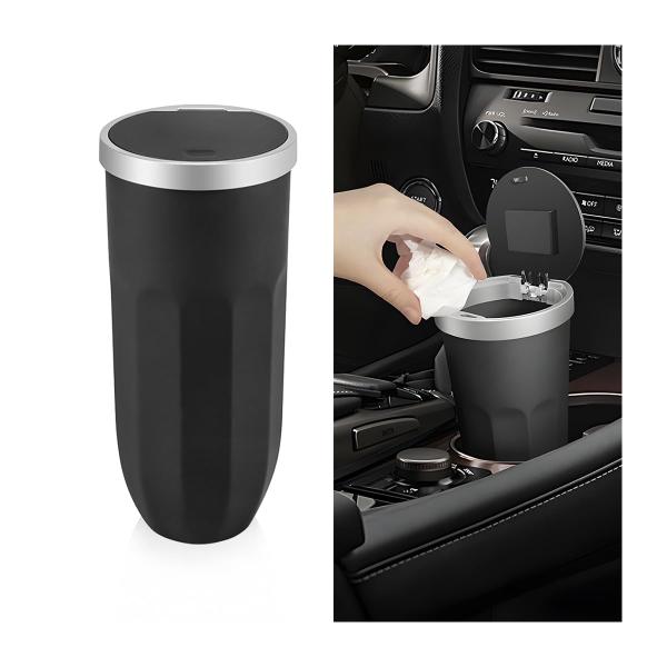 商品名: AICEL 車用ゴミ箱 蓋付き 自動車用カップホルダーミニゴミ箱 漏れ防止 防水 多目的ゴミ箱 車のドアポケット用 ポータブル小型ゴミ箱 自動車/ホーム/オフィス用 AICEL Car Trash Can with Lid, Au...