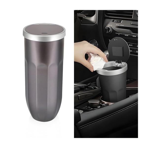 商品名: AICEL 車用ゴミ箱 蓋付き 自動車用カップホルダーミニゴミ箱 漏れ防止 防水 多目的ゴミ箱 車のドアポケット用 ポータブル小型ゴミ箱 自動車/ホーム/オフィス用 AICEL Car Trash Can with Lid, Au...