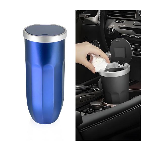 商品名: AICEL 車用ゴミ箱 蓋付き 自動車用カップホルダーミニゴミ箱 漏れ防止 防水 多目的ゴミ箱 車のドアポケット用 ポータブル小型ゴミ箱 自動車/ホーム/オフィス用 AICEL Car Trash Can with Lid, Au...