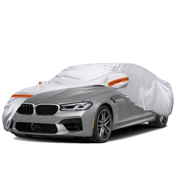 商品名:  TUCAREST 6 Layers Full Car Cover for Sedan/Wagon/Coupe/Hatchback - Waterproof, Insulated, Anti-UV, Snow-Proof, Ant...