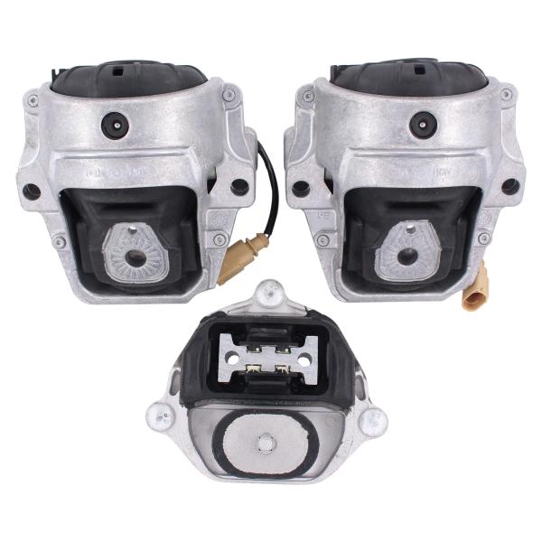 商品名: ApplianPar フロント左右エンジンマウントとリアトランスミッションマウント Audi A4 A5 Quattro Q5 Allroad用 ApplianPar Front Left and Right Engine Mou...