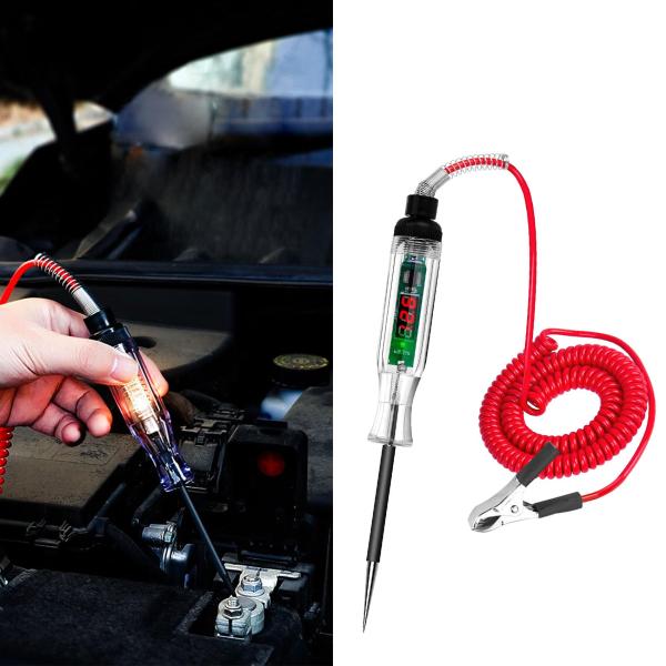 商品名:  ASUBHA Automotive Test Light, 3-24V DC Digital LED Circuit Tester, Heavy Duty Light Tester with Voltmeter, Auto Bi...