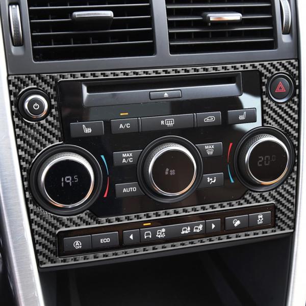 商品名:  JmorCO Upgrade Carbon Fiber Compatible with Land Rover Discovery Sport 2015-2019 Central Control Volume Panel 1Pcs...