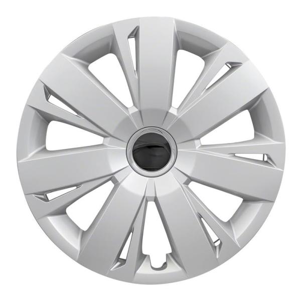 商品名:  Fuel Rider 16 inch Silver ABS Hubcap Wheel Cover for 2011-2018 Volkswagen Jetta (Set of 4) Wheelcovers for 16 inch...