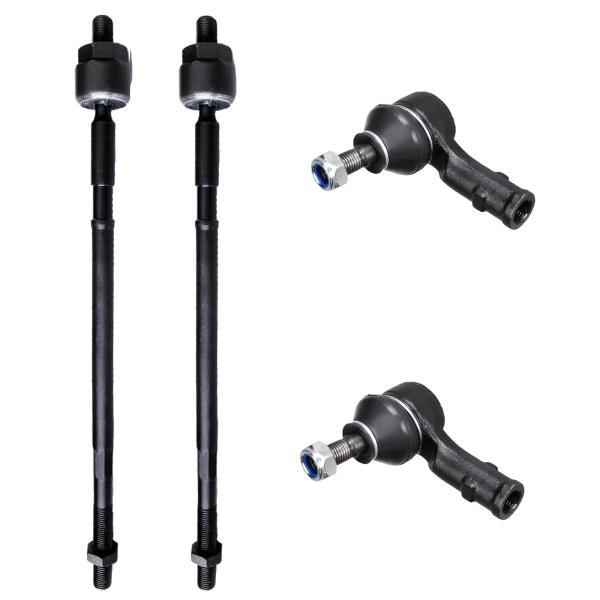 商品名:  KDSA Steering Tie Rod Ends, Front Outer and Inner Tie Rods FITS for Volkswagen Cabrio 1995-1999/ Golf 1993-1999/ J...