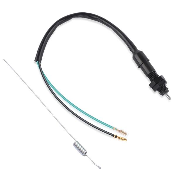 商品名: オートバイブレーキライトスイッチ スプリングキット付きリアブレーキスイッチ ホンダ ヤマハ カワサキ スクーター ATV バイクに対応 ユニバーサルオートバイアクセサリー テールライトスイッチ Motorcycle Brake L...