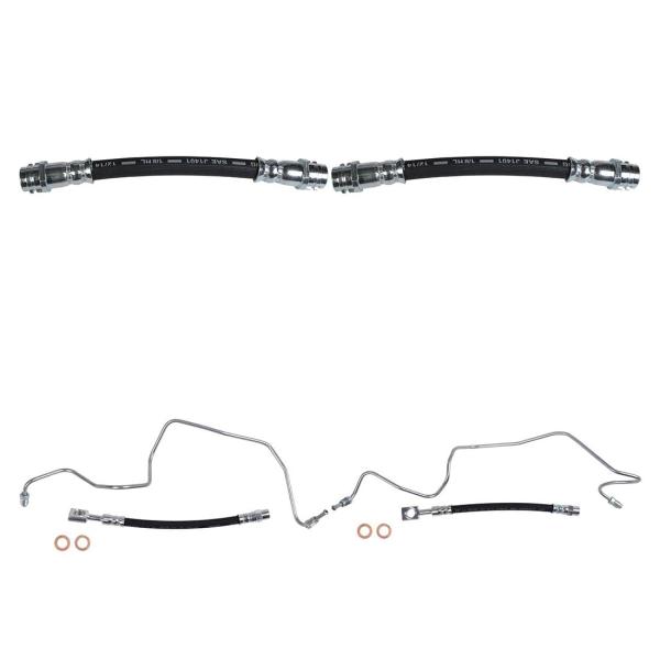 商品名:  A-Partrix 4PCS Rear Inner Left Right Outer Brake Line Brake Hydraulic Hose Fits Audi TT 2000-2006 Fits Audi TT Qua...