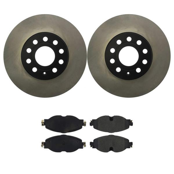 商品名:  A-Partrix 3X Front Disc Brake Rotors and Pads Car Brake and Rotor Fits Audi A3 2014-2018 Fits Audi A3 Quattro 2015...