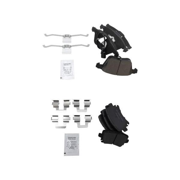 商品名:  Autos Part Outlet〓 New Front &amp; Rear Premium Posi Ceramic Disc Brake Pads &amp; Kit Compatible with Audi A4 A6 ...