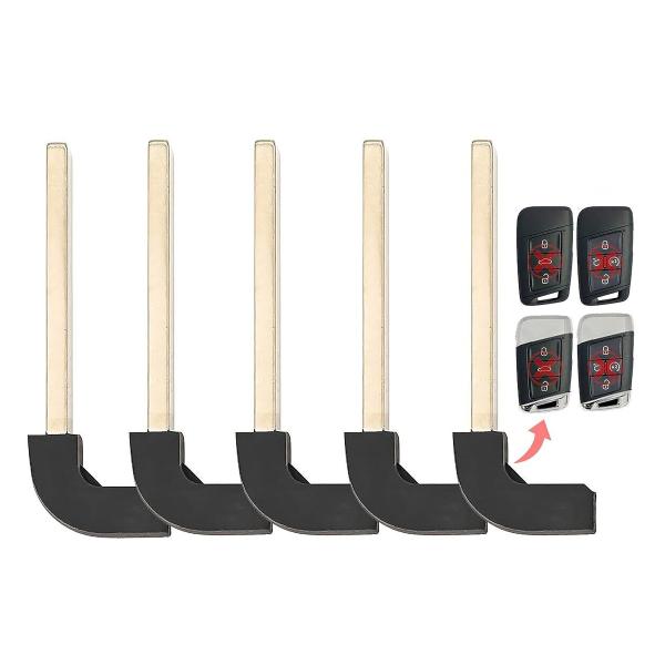 商品名:  5X New Replacement Key Fob Remote Uncut Insert Blade Compatible with &amp; Fit for Volkswagen - MPN KR5FS14-T-03ブラ...