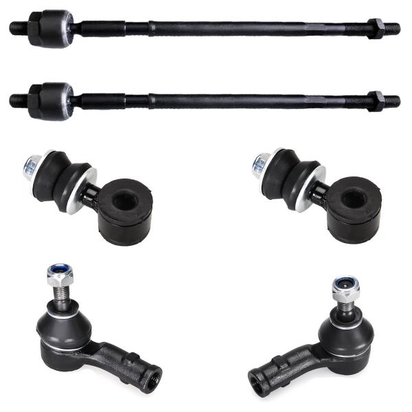 商品名:  DJGAA 6PC Front Stabilizer Bar Link Outer Inner Tie Rod End ES3014 ES3015 EV379 K90117, Front Sway Bar Link Kits T...
