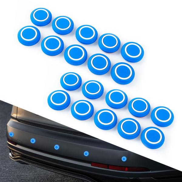 商品名:  ZKFAR 20 PCS Dot Anti-Collision Car Door Protector Stickers, Vehicle Bumper Protector, Self Adhesive Car Bumper Pa...
