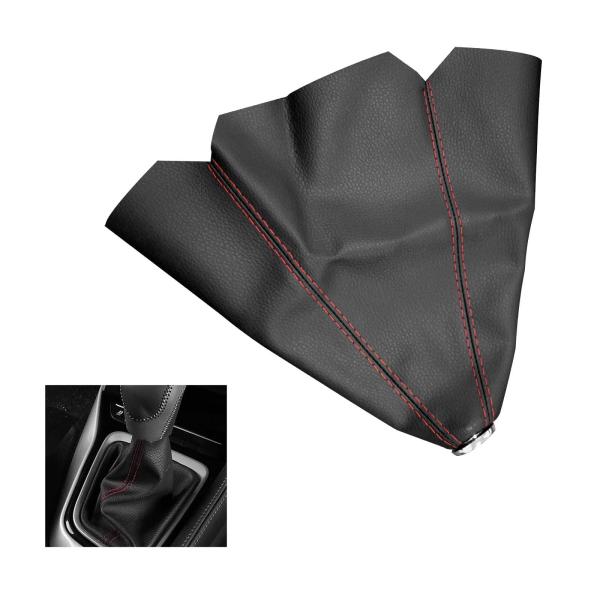 商品名: Ziciner 車シフトノブ シフターブーツ ダストカバー オートシフターブーツリテーナー スティックシフトスリーブ ギアゲートルカバー ユニバーサル車両ギアシフトカバー ほとんどのマニュアル/オートマチック車に対応 (ブラック&...