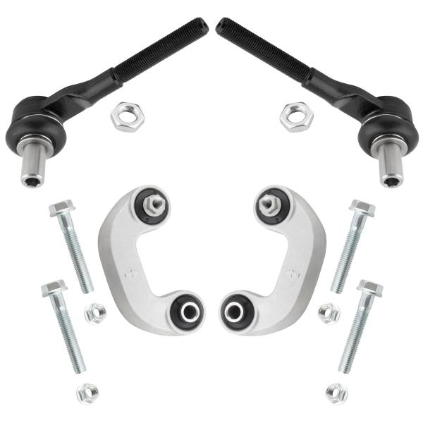 商品名: WEDOAUTO サスペンションキット WDEM600030007-4用 WEDOAUTO 4Pcs Suspension Kit Front Stabilizer Sway Bar Link + Outer Tie Rods E...