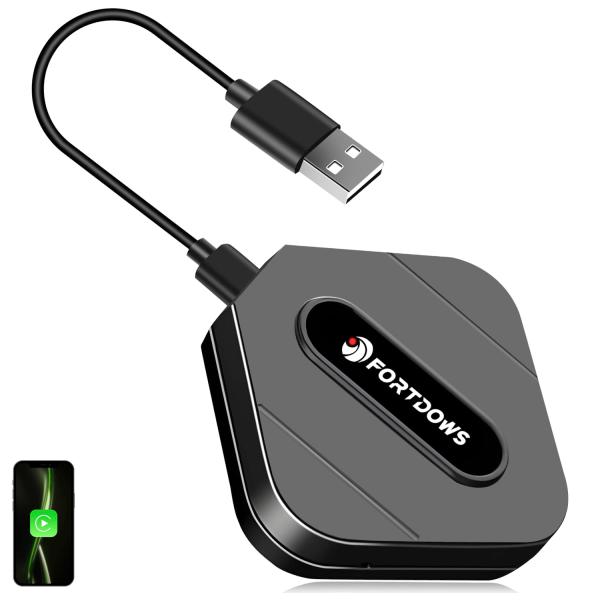 商品名:  Fortdows Wireless CarPlay Adapter for IOS 10+, Plug &amp; Play, Wireless CarPlay Dongle WiFi Wireless Adapter Conv...