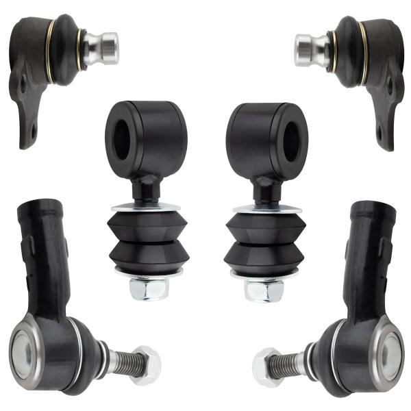 商品名: YMAUGP フロントアウタータイロッドエンド 6個 + フロントスウェイバーエンドリンク + フロント下部ボールジョイントキット ES3014 ES3015 K90117 K9603 フォルクスワーゲン カブリオ 95-99 ゴ...