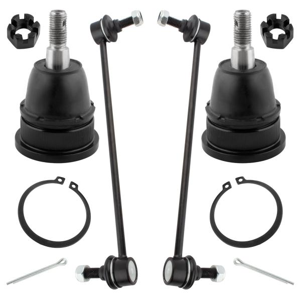 商品名: WEDOAUTO サスペンションキット WDEM600080005-4用 WEDOAUTO 4Pcs Front Lower Ball Joints Sway Bar End Link Fit For Chrysler Town ...