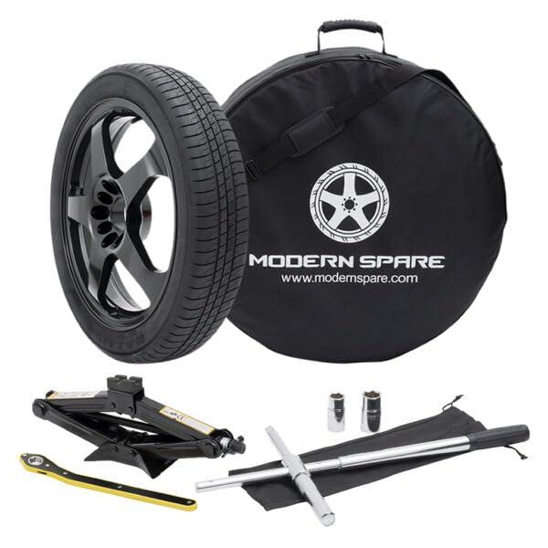 商品名:  Complete Compact Spare Tire Kit w/Carrying Case - Fits 2016-2024 Audi A3 And S3 Models - Modern Spareブランド: Modern ...