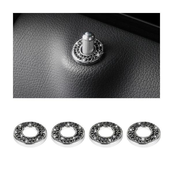 商品名:  Osilly 4 Pcs Bling Car Inner Door Lock Covers, Crystal Pull Rod Bolt Stickers, Sparkly Rhinestones Auto Door Bolt ...