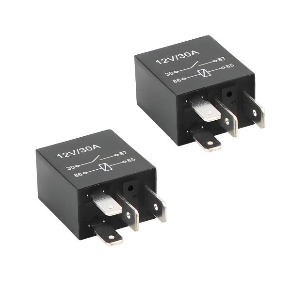 商品名:  Osilly 4/5 Pin 12V 30A Relay, Multi Purpose Heavy Duty Electrical Relays for Car Motor, Automotive Black Starter S...