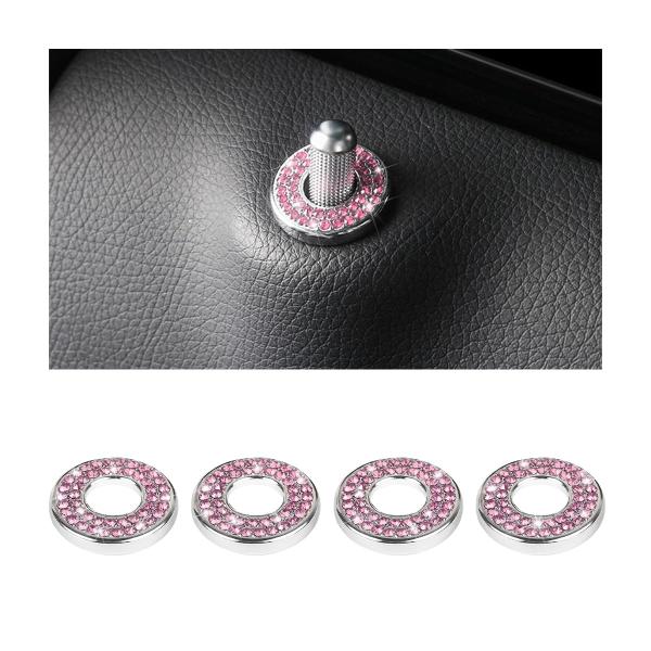 商品名:  Osilly 4 Pcs Bling Car Inner Door Lock Covers, Crystal Pull Rod Bolt Stickers, Sparkly Rhinestones Auto Door Bolt ...