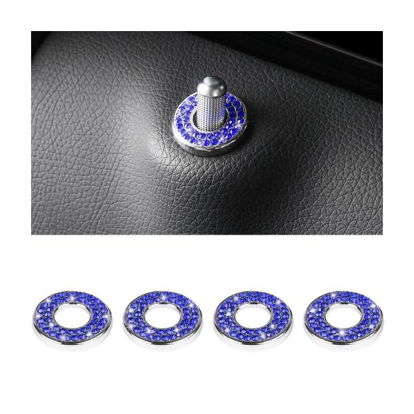 商品名:  Osilly 4 Pcs Bling Car Inner Door Lock Covers, Crystal Pull Rod Bolt Stickers, Sparkly Rhinestones Auto Door Bolt ...