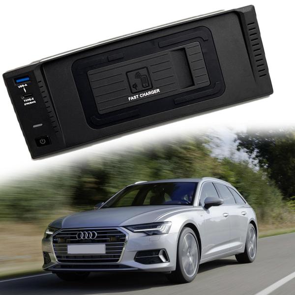 商品名:  DeaVER Qi Wireless Car Charger with 15w Fast Charging for Audi A6 S6 RS6 2012-2018 A7 S7 RS7 2009-2018 Center Cons...