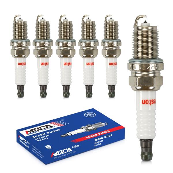 商品名:  MOCA 4713 Spark Plugs 6 Pcs Compatible with 06-09 for Mercury Montego 3.0L &amp; 10-13 for Ford Transit Connect 2....