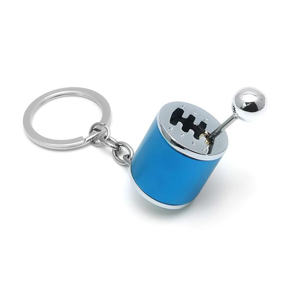 商品名: Osilly ギアボックスキーチェーン 6速マニュアルトランスミッション スティックシフトキーリング 自動車パーツ クリエイティブ フィジェットトイ, ブルー, 2" Osilly Gearbox Keychain, Six Sp...