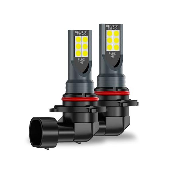 商品名:  GKmow 2 PCS 9005 Car Fog Light Bulb, 3030 12SMD 50000H 6000K High Brightness Stable Light Source Reversing Light, ...